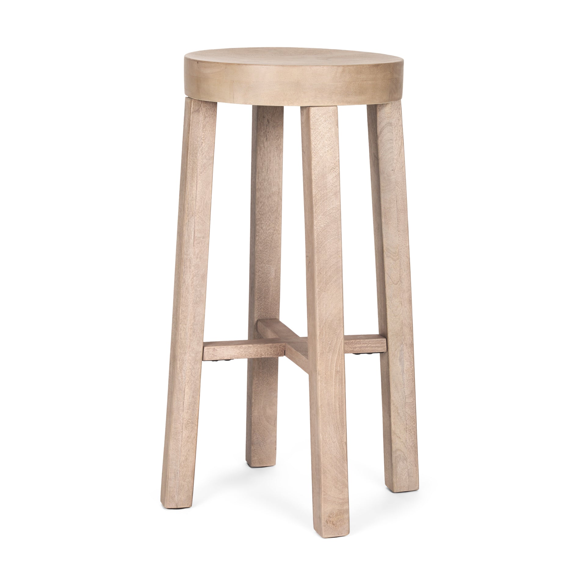 Mercana Brahma 18" x 18" x 30" Solid Wood Stool – Haum.com