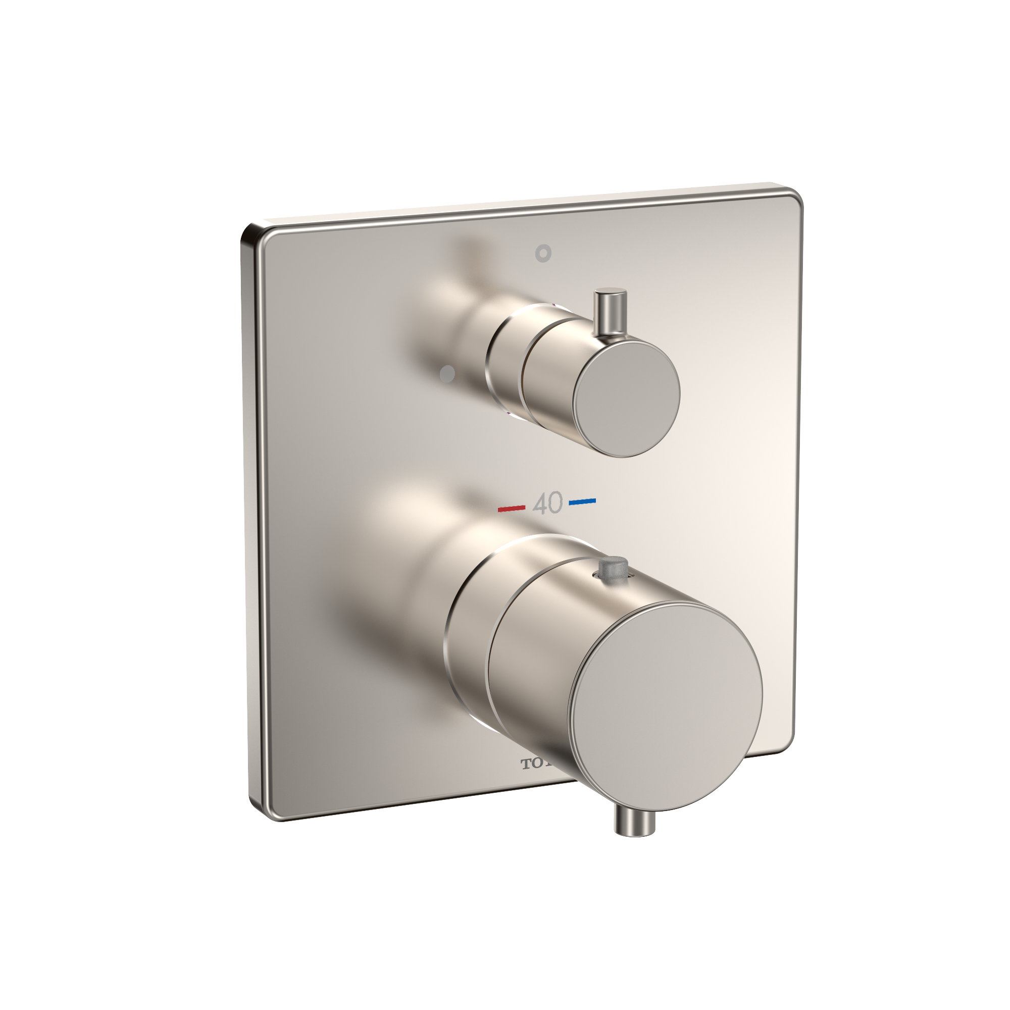 Toto Square Thermostatic Mixing Valve with Volume Control Shower Trim ...