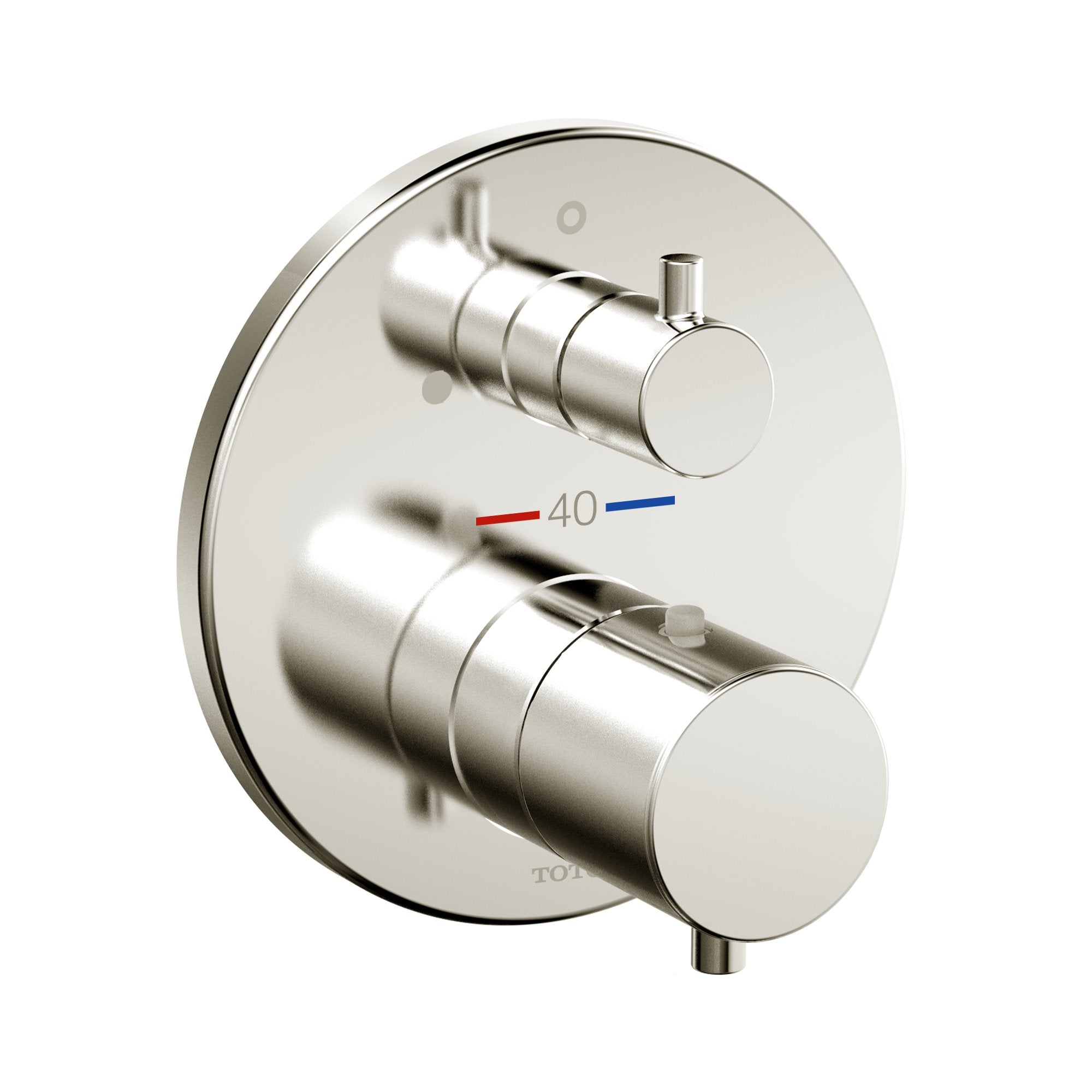 Toto Round Thermostatic Mixing Valve with Volume Control Shower Trim ...